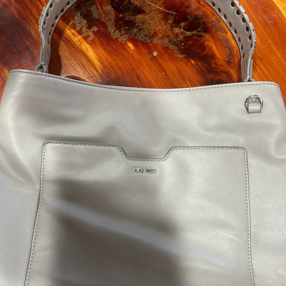 Nine West | Bags | Gorgeous Nine West Shoulder Bag With Studded Handle ...